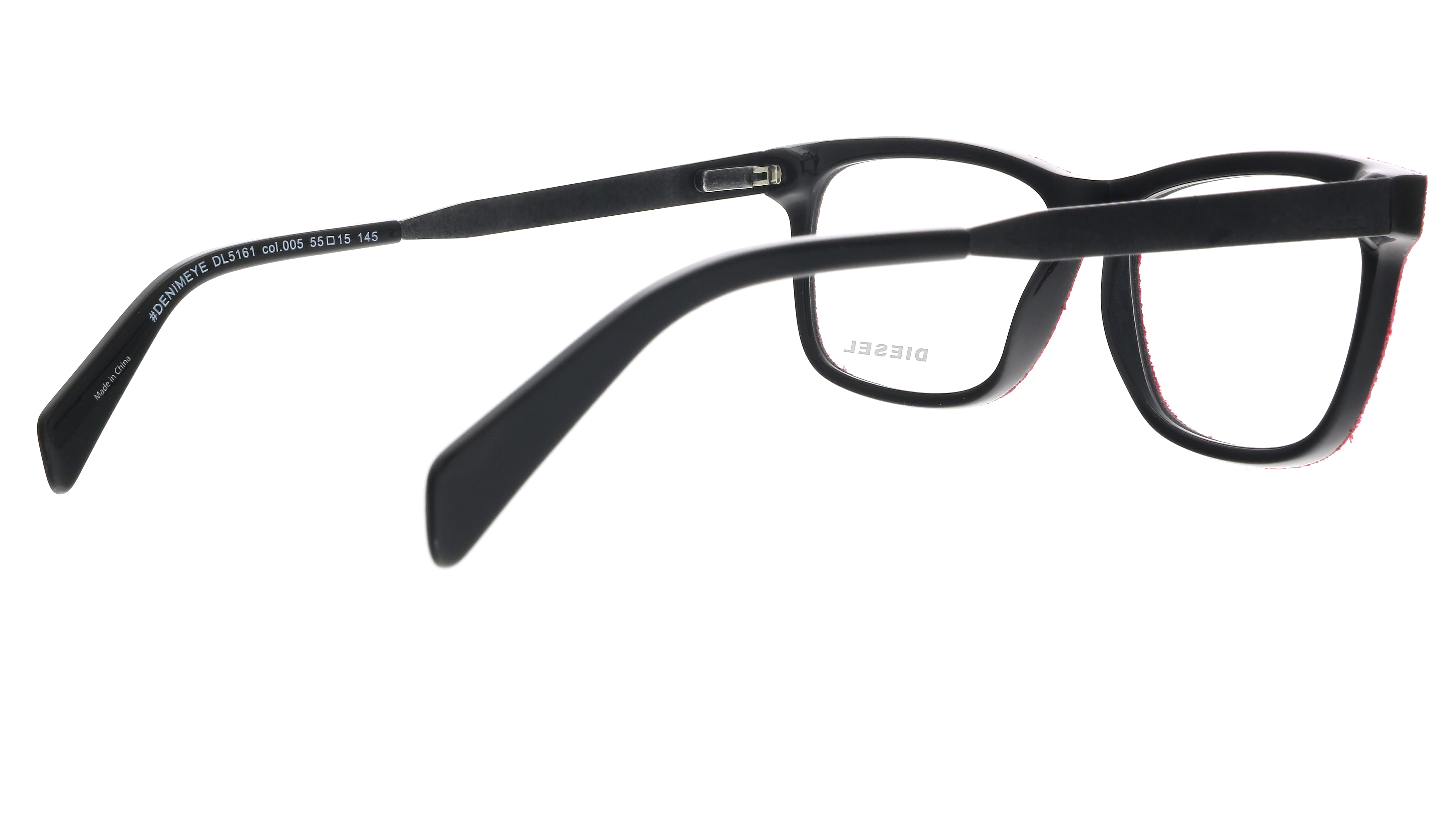 Diesel DL5161 005 Red Rectangle Optical Frames